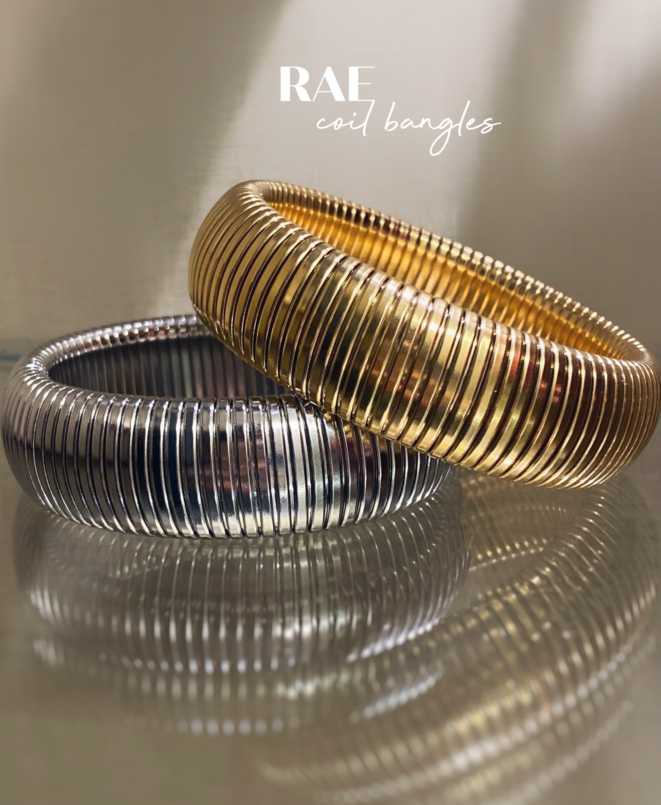 Rae Coil Bangle – Hue And Her